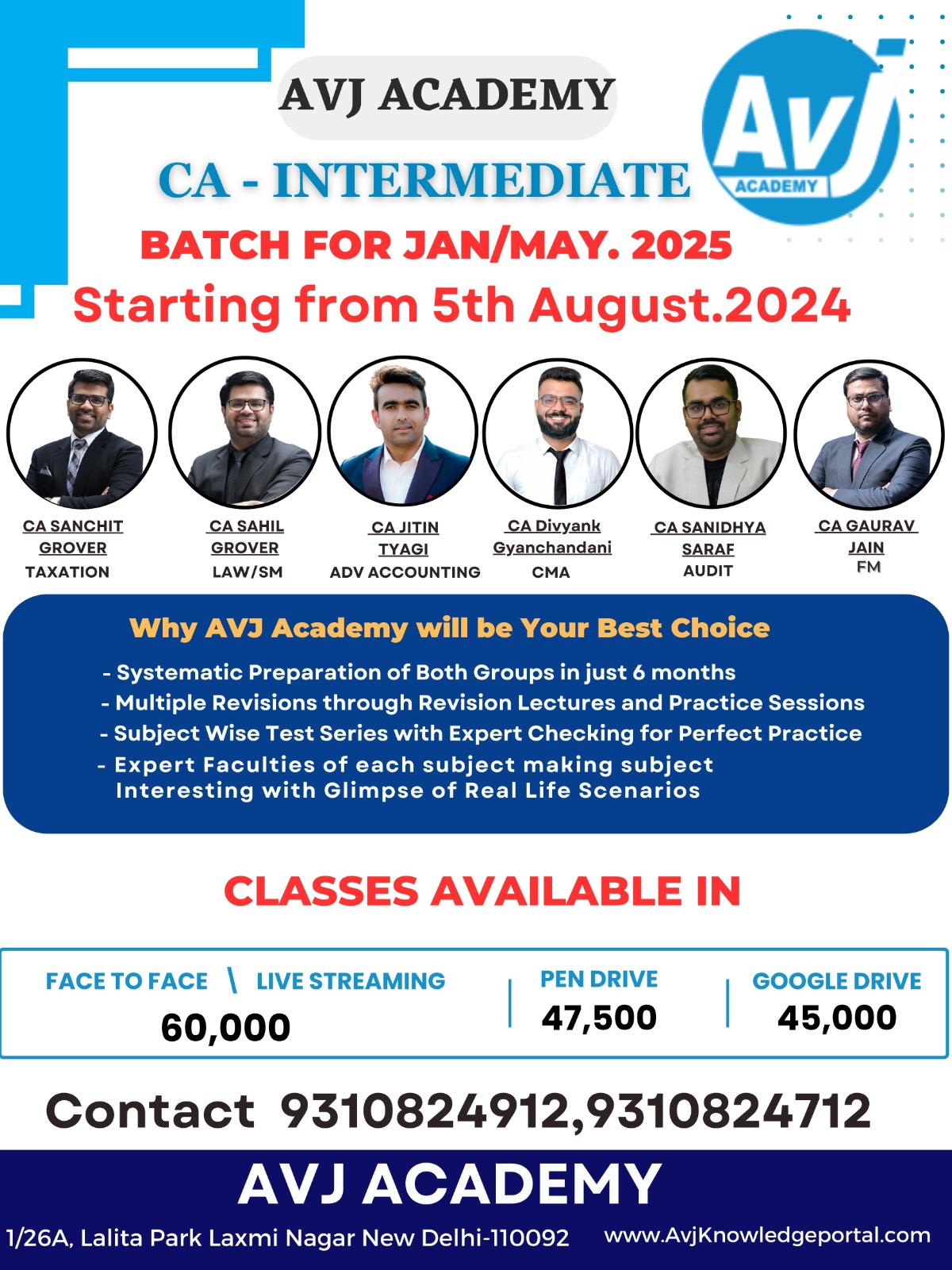 CA Inter - AVJ Academy