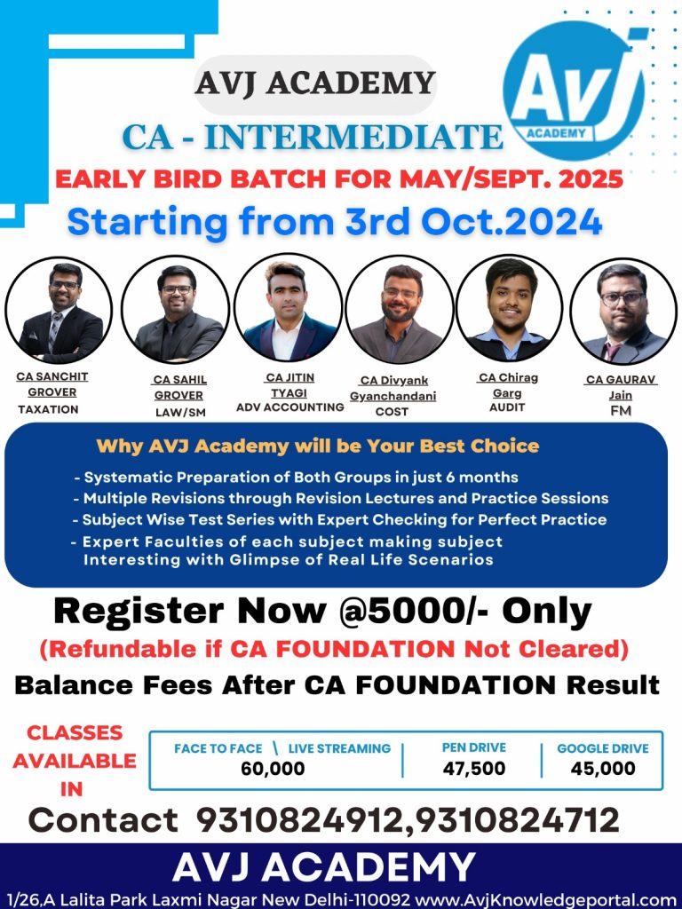 CA Inter - AVJ Academy